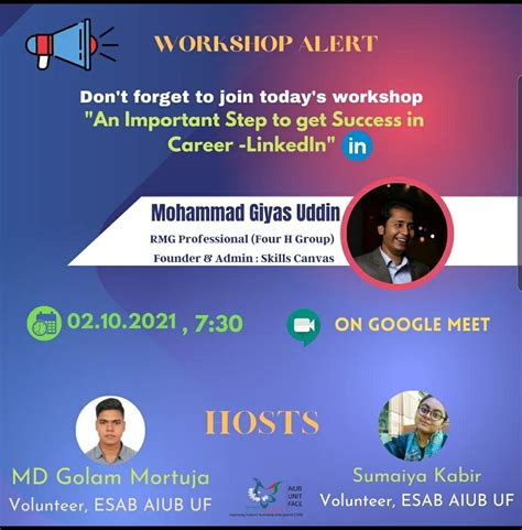 Mdshahidullah Rakib On Linkedin Webinar Linkedin Esab Aiub