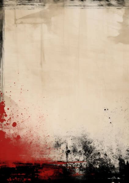 Baixe Fundo Abstrato Preto e Branco Respíngos de Tinta Vermelha e