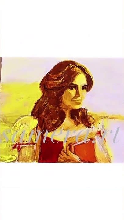 رسم انطباعي تأثيري بألوان إكريلك على كانفس 🎨💫 Youtube