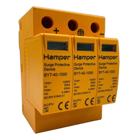 Protección De Sobretensión Corriente Continua Bk Clase Ii 40ka 3p 1000vdc