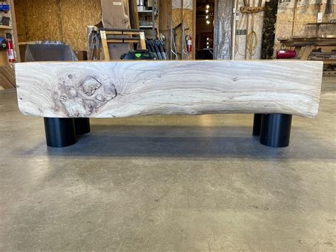 Siberian Elm Block Coffee Table Impact Imports