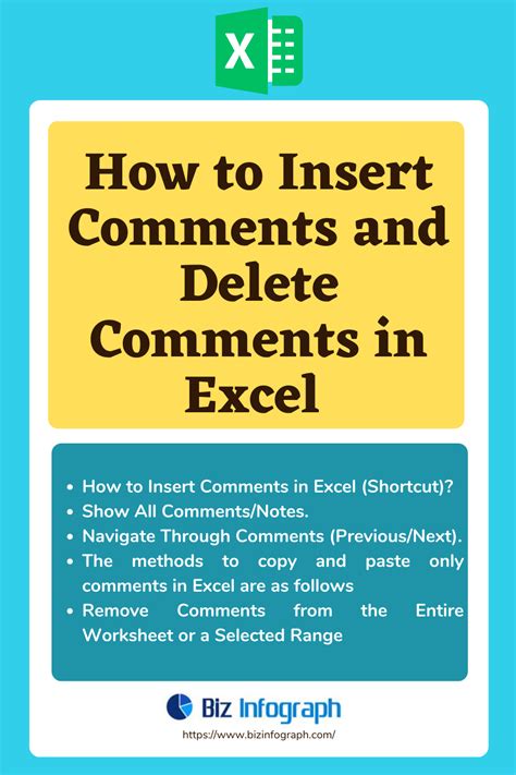 how to insert comments and delete comments in excel including shortcuts
