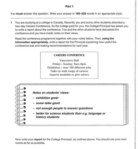 Your Writing Task Cae Part 1 Report Ben Teaches English