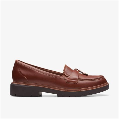 Womens Westlynn Bella Tan Leather Loafers Clarks Ca