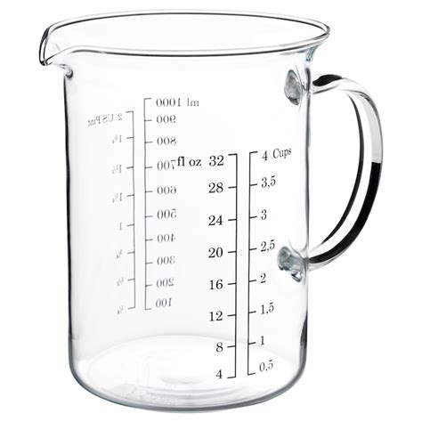 Vardagen Measuring Cup Glass 10 L 34 Oz Ikea Ca