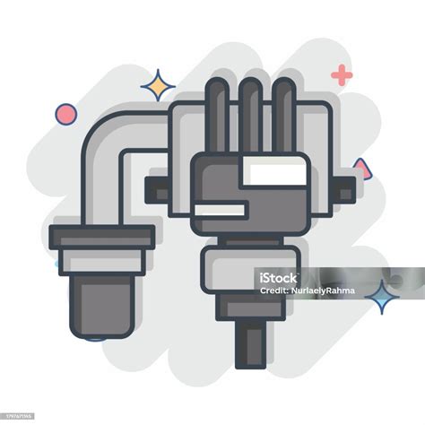 아이콘 연료 리젝터 자동차 정비 기호와 관련이 있습니다 만화 스타일 심플한 디자인 편집 가능 간단한 일러스트레이션 개발에 대한 스톡 벡터 아트 및 기타 이미지 Istock