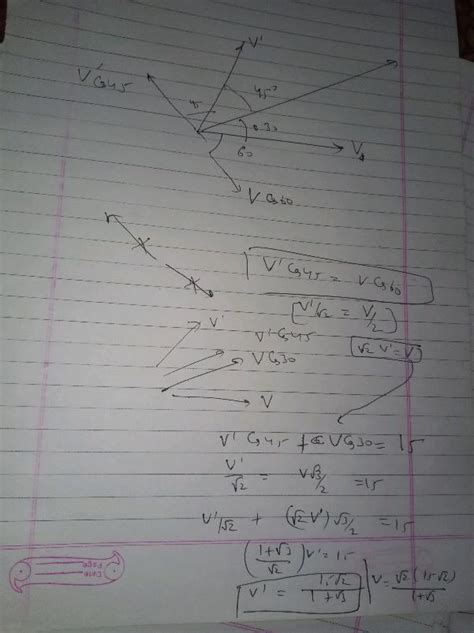 14 A Resultant Of Two Vectors Makes 30 With One Vector And 45 With