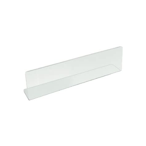 Clear L Foot Divider 400 X 100mm Fresh Produce Displays