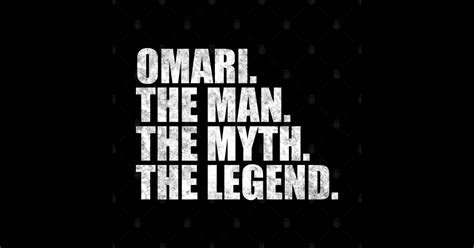 Omari Legend Omari Name Omari Given Name Omari Name Sticker Teepublic