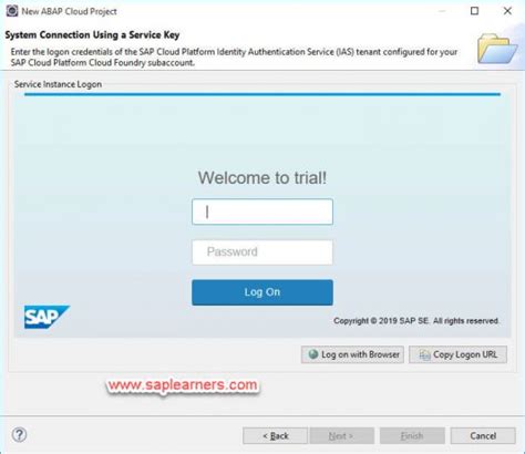 How To Create Abap Cloud Project