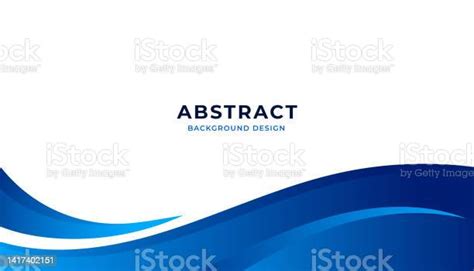 추상적인 파란색 물결 모양의 비즈니스 배경 벡터 일러스트 레이 션 파도 패턴에 대한 스톡 벡터 아트 및 기타 이미지 파도 패턴 파란색 배경 주제 Istock