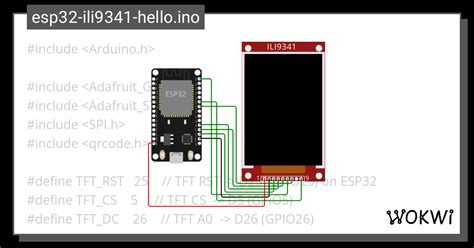 Esp32 Ili9341 O Wokwi Esp32 Stm32 Arduino Simulator