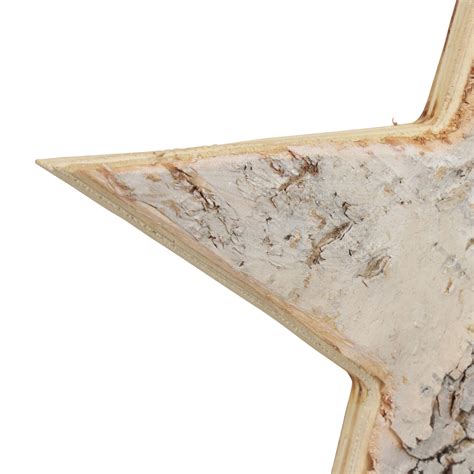 Floristik24 de Holzsterne Deko Dekohänger Rustikale Deko Weiß Holz Ø20cm