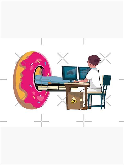 Funny Rad Tech Ct Scan Mri Donut Medical Radiology Art Print For Sale By Mad Minds Redbubble