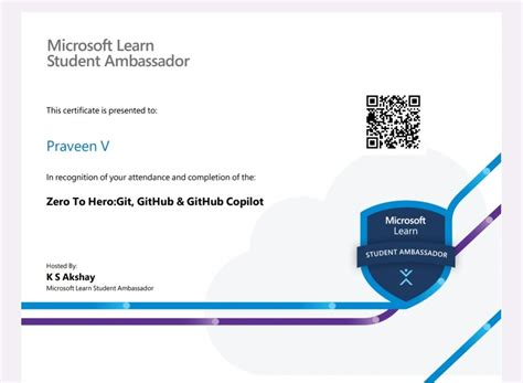 praveen v on linkedin git github github microsoftlearn