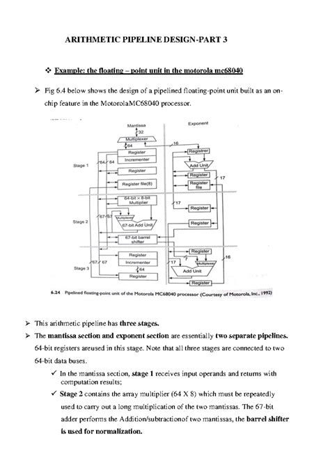 Arithmetic Pipeline Design Part 3 Arithmetic Pipeline Design Part 3