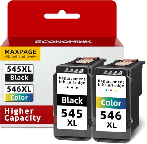 Economink 545 546 XL Multipack Patronen 545 546 Kompatibel für Canon