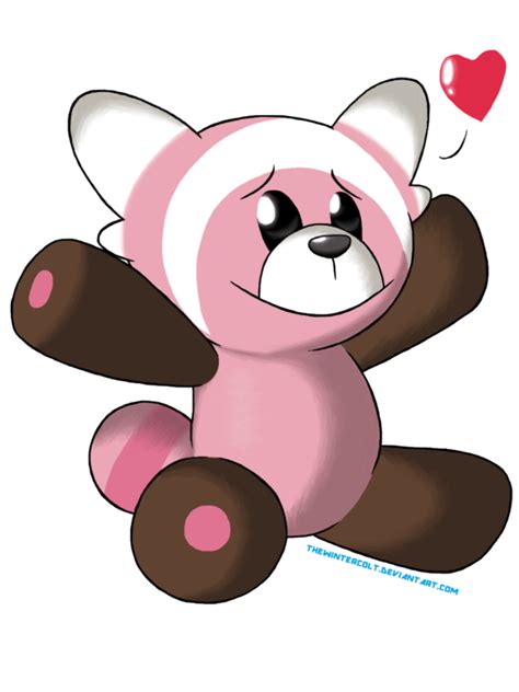 Stufful Character Cute Bear Pokémon Art Transparent