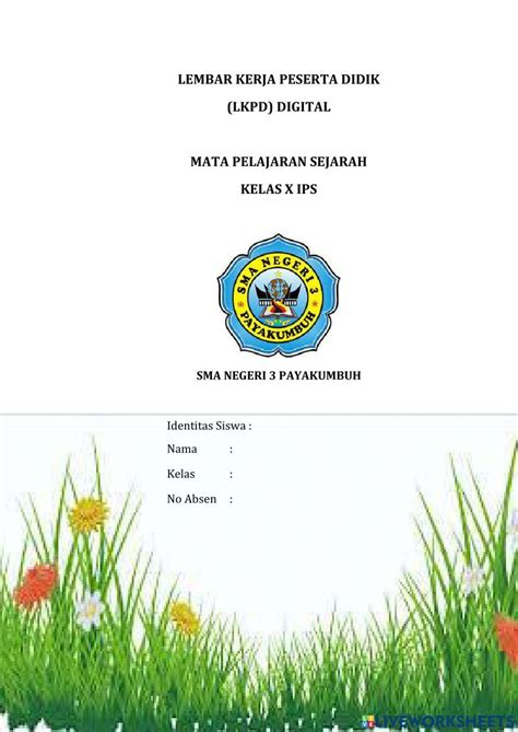 sejarah sebagai ilmu peristiwa kisah seni interactive worksheet