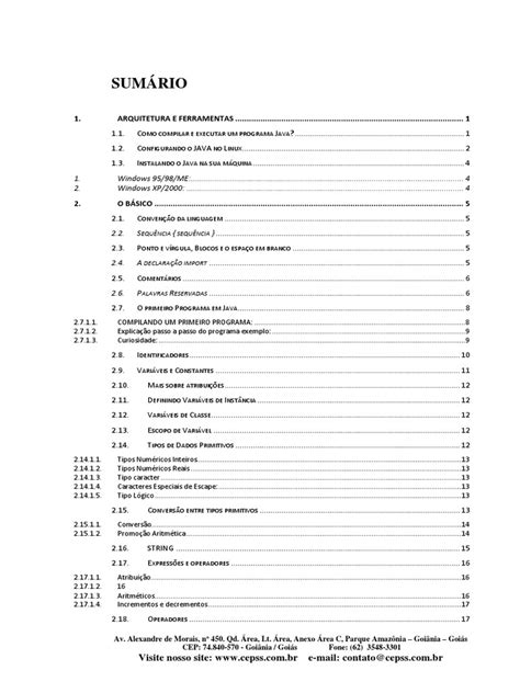 Técnicas De Programação Em Java Download Grátis Pdf Java Linguagem