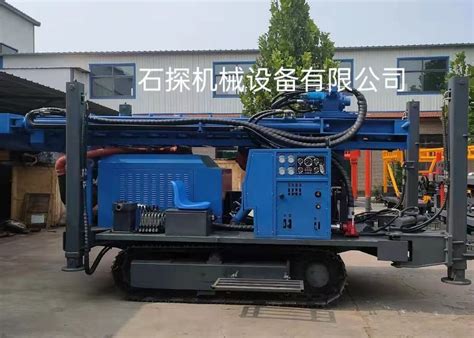 St 450 Meters Deep Crawler Mounted Drill Rig Large For Water Well