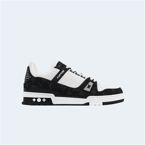 루이비통 Lv 트레이너 스니커즈 모노그램 데님 블랙 ＞ Louis Vuitton Giks 직스
