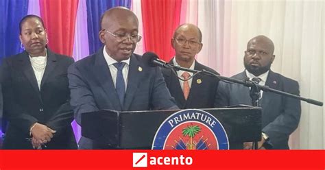 Haití Ya Tiene Nuevo Primer Ministro Michel Patrick Boisvert Acento