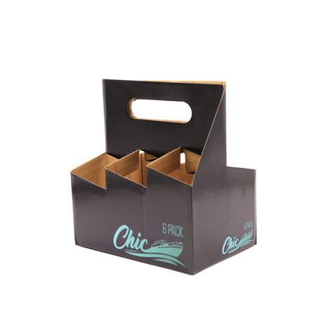 Custom Printed Paper 6 Wine Glass Box Manufacturer Supplier Factory