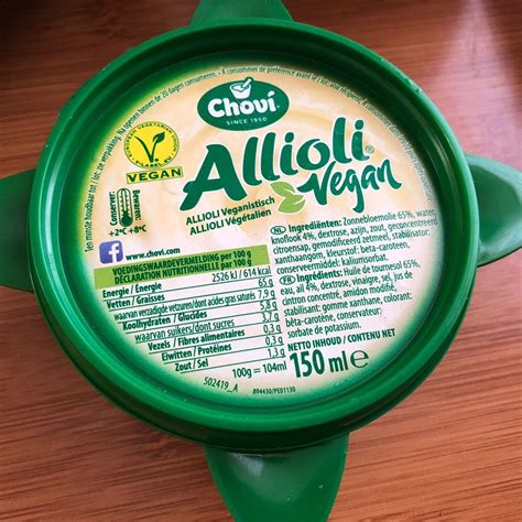 Allioli Vegan From Choví Vegan Product Reviews And Ratings Abillion