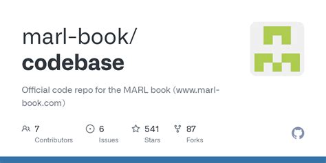 Github Marl Bookcodebase Official Code Repo For The Marl Book