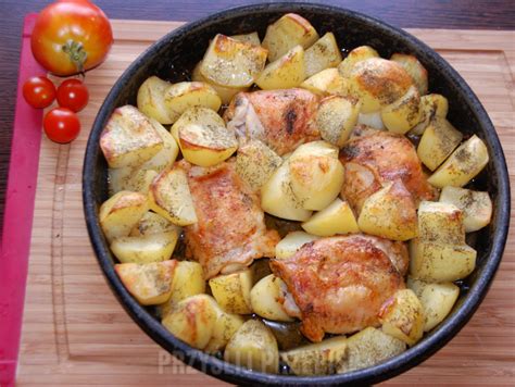 Kurczak Zapiekany Z Ziemniaczkami Przepis PrzyslijPrzepis Pl