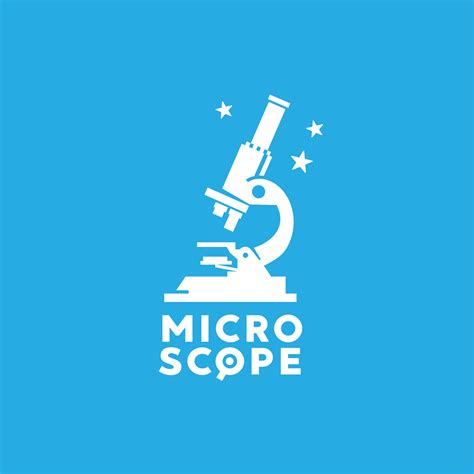 Vector Illustration Of Microscope Logo Icon For Science And Technology 41326955 Vector Art At