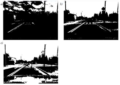 Image From The Camera After Binarization In Rgb Space A Too High Download Scientific Diagram