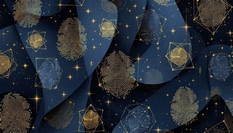 Free Elegant Security Pattern Image Fingerprint Geometric Navy