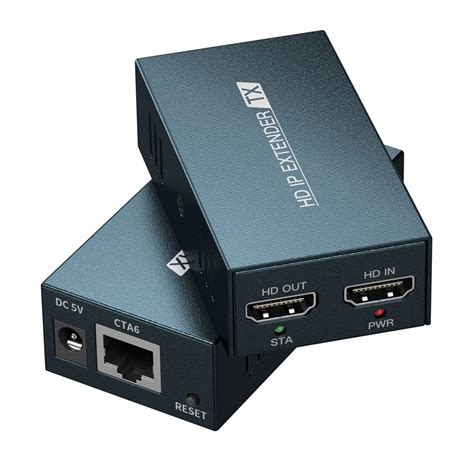 Hdmi Extender 150m Over Single Cat5e 6 Over Ip Tcp One To Multiple Monitor By Ethernet Switch
