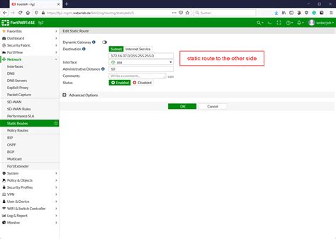 Route Based Vpn Tunnel Fortigate Cisco Asa
