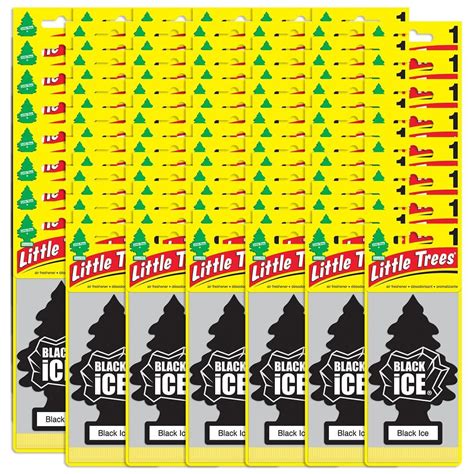 Little Trees Black Ice Air Freshener 96 Count Bulk Box U1p 10155 Ebay