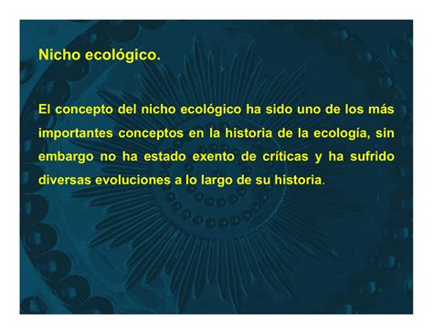 Nicho ecológico UNAM