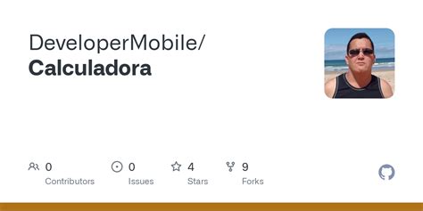 GitHub DeveloperMobile Calculadora