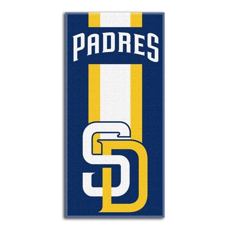Mlb 620 Padres Zone Read Beach Towel Bed Bath And Beyond 12070838
