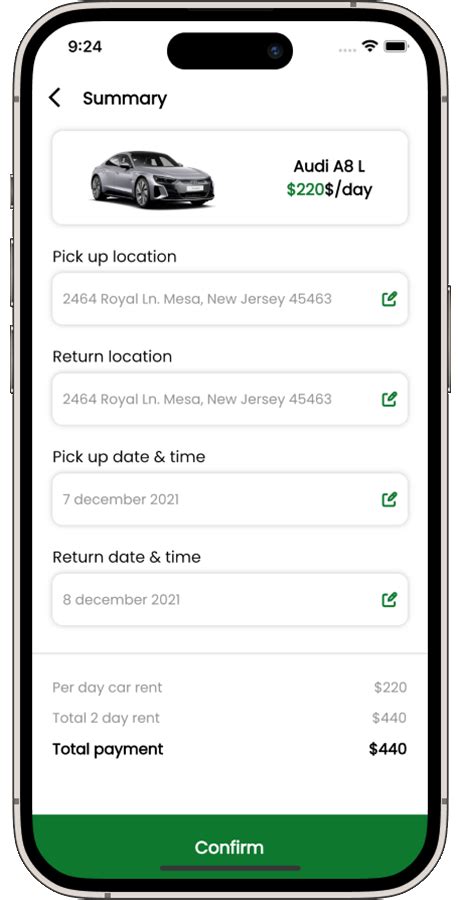Car Rental App Template In Flutter Rentalcar By