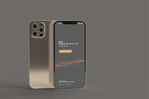 전화 케이스 모형 프리미엄 Psd 파일