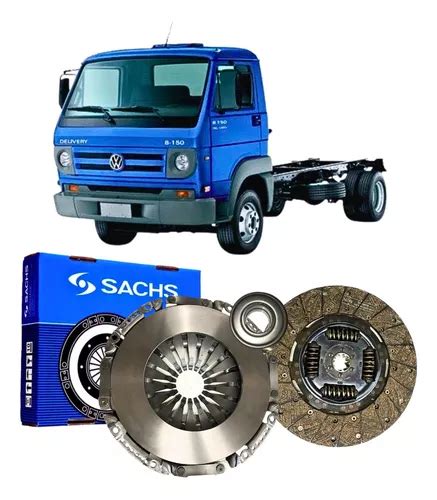 Kit Embreagem Sachs Vw 8 150 9 150 Mwm Volare A8 V8 W8 W9