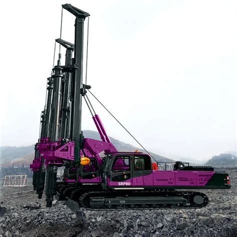 Hydraulic Rotary Drilling Rigs 153kw Engine Auger Bore Hole Rotary