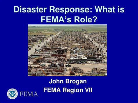 Ppt Disaster Response What Is Femas Role Powerpoint Presentation