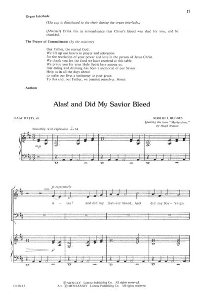 Do This In Remembrance Of Me By Robert J Hughes 4 Part Digital