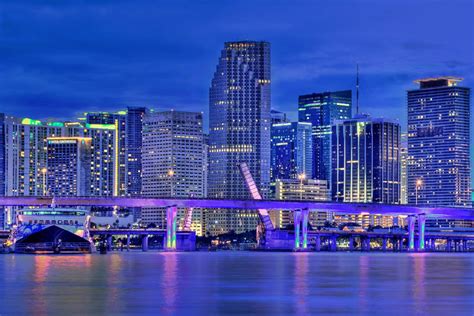 Miami Skyline Wallpapers Wallpaper Cave