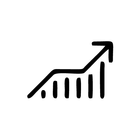 A Black And White Line Drawing Of A Graph 49325606 Vector Art At Vecteezy