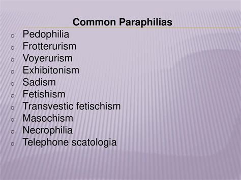 Sexual Dysfunctions Gender Dysphoria Paraphilic Disorders Ppt Download