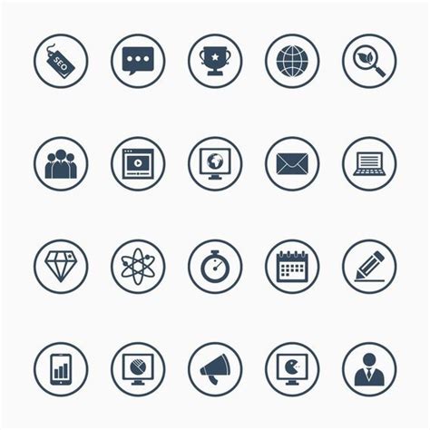 Seo Icon Set 10556 Dryicons